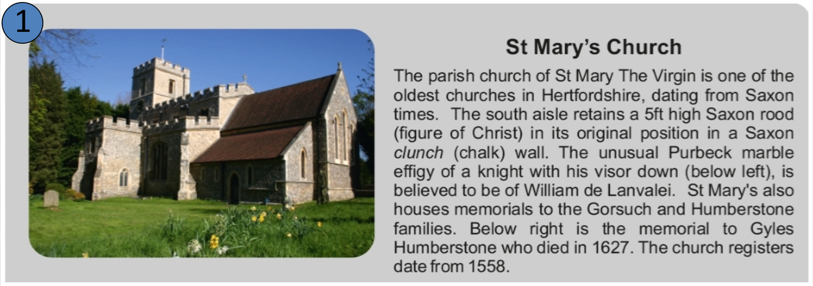 History board A – Walkern History Society