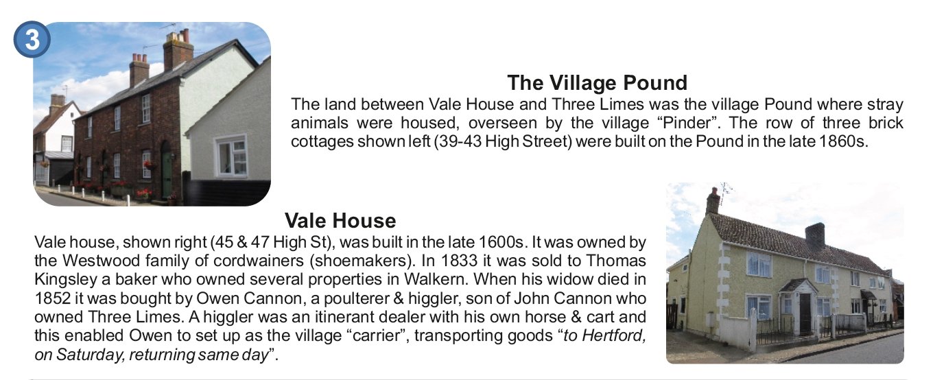 History board C – Walkern History Society