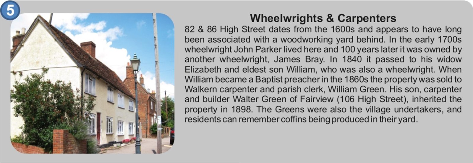 History board D – Walkern History Society