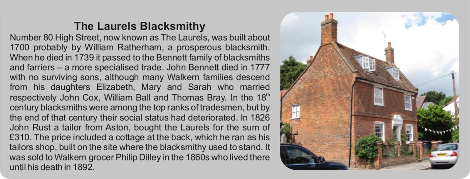 History board D – Walkern History Society