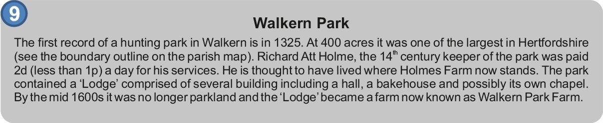 History Board F – Walkern History Society